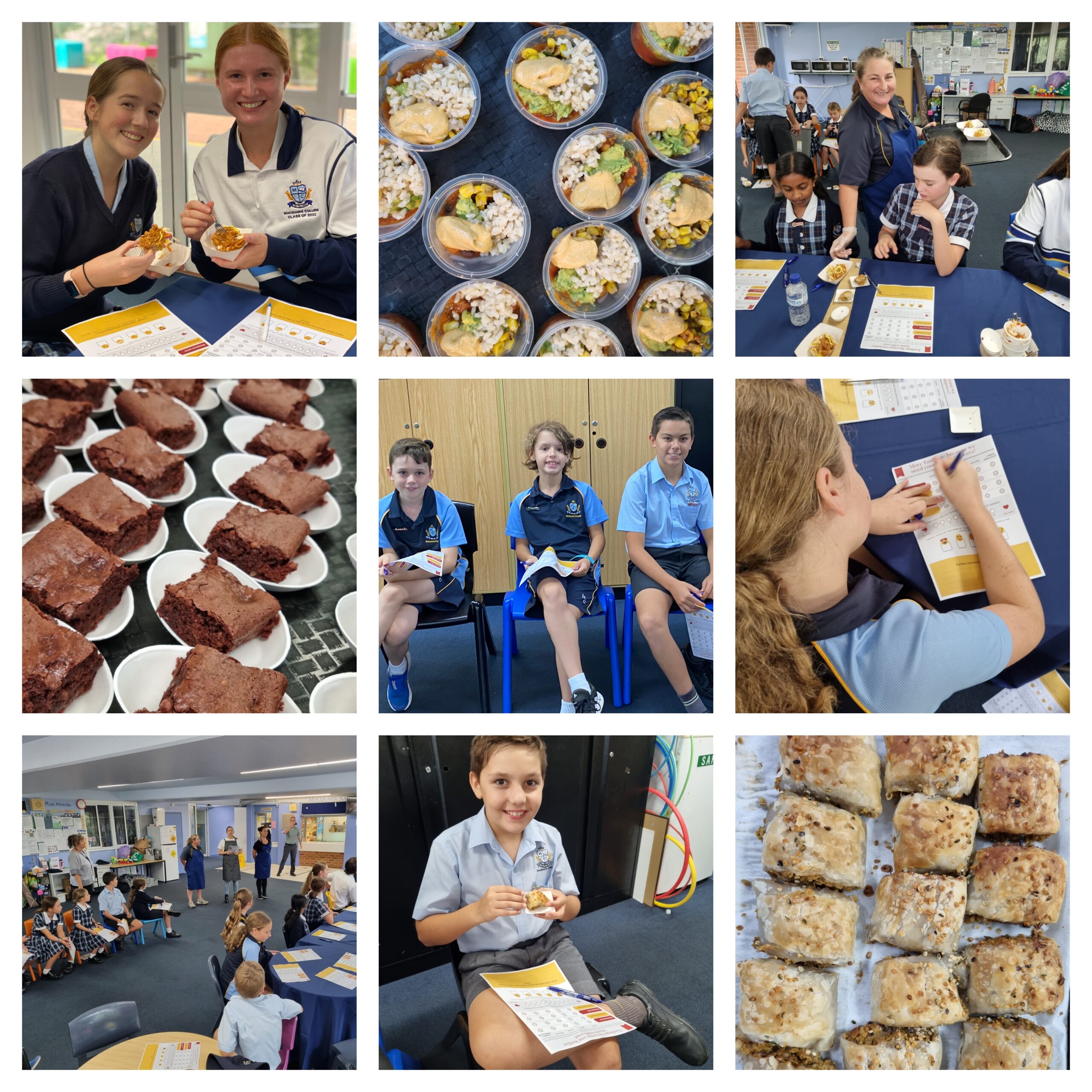 MC Student Leaders Taste New Canteen Menu Items : Macquarie College